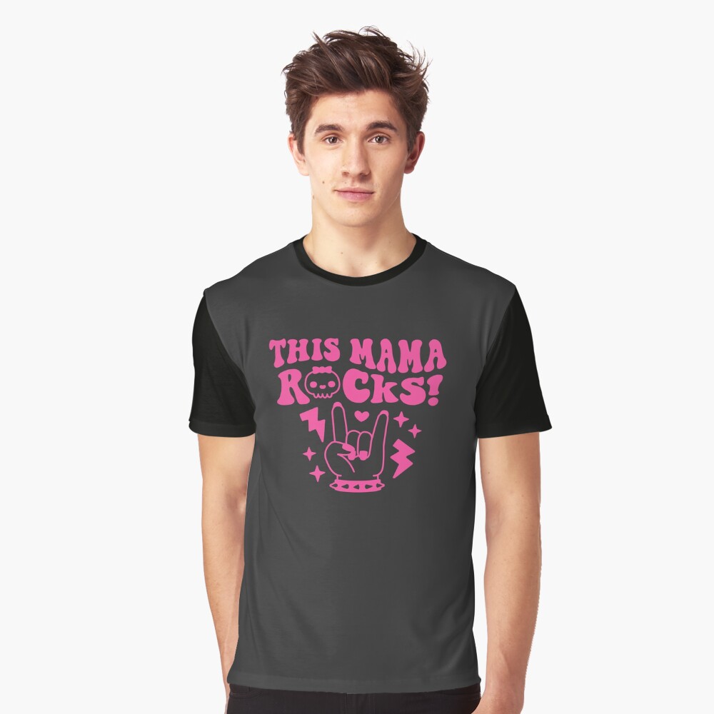 "This Mama Rocks Rock And Roll Mom" Sticker for Sale by rustydoodle ...