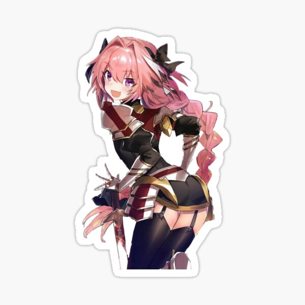 "Astolfo " Sticker for Sale by Mustuk Mustuk | Redbubble