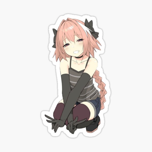"Astolfo " Sticker for Sale by TshirtBaba1 | Redbubble