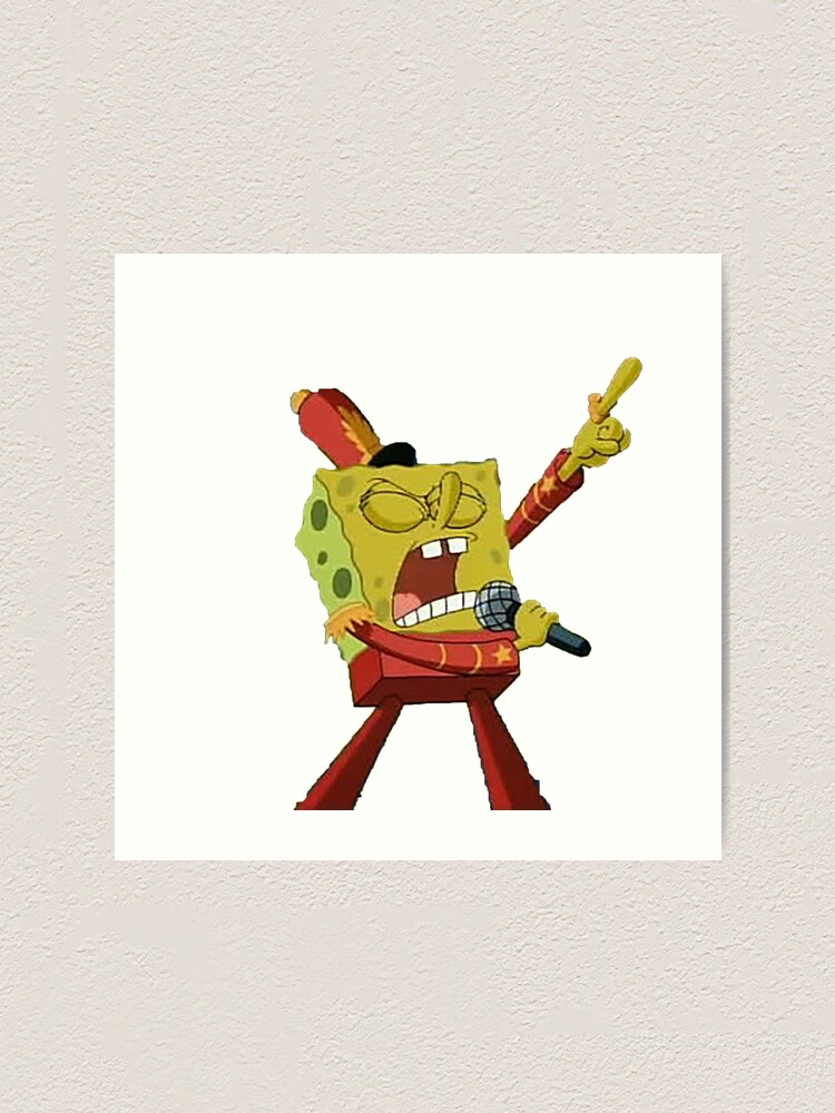 "Spongebob - Band Geeks" Art Print by Leskeetittt | Redbubble