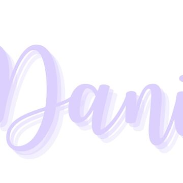 "Dani" Sticker for Sale by cgehman78 | Redbubble