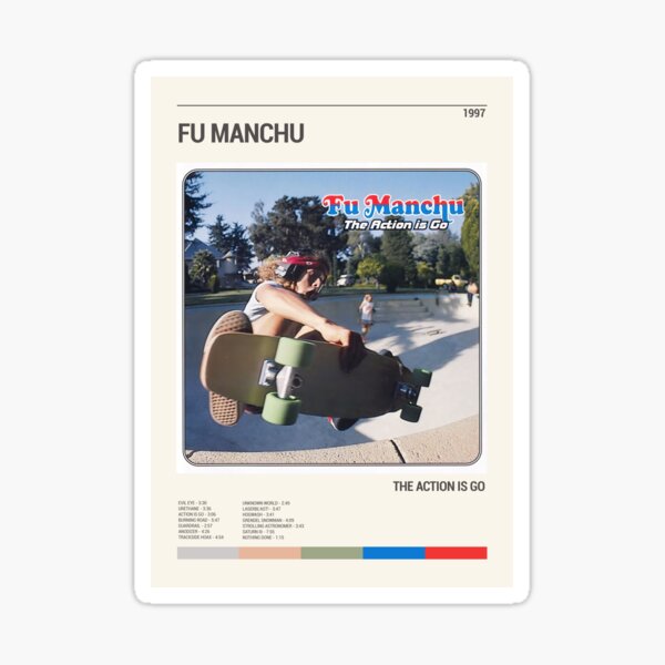 "Fu Manchu The Action Is Go the best album " Sticker for Sale by ...