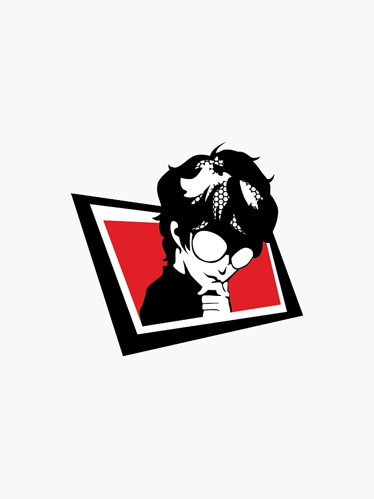 "Joker message icon sticker - Persona 5" Sticker for Sale by zelikto ...