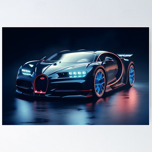 "Bugatti Veyron" Poster by PrintHeads | Redbubble