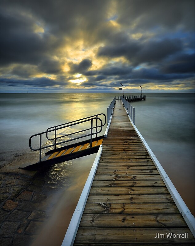 "Safety Beach Jetty Sunset" by Jim Worrall | Redbubble
