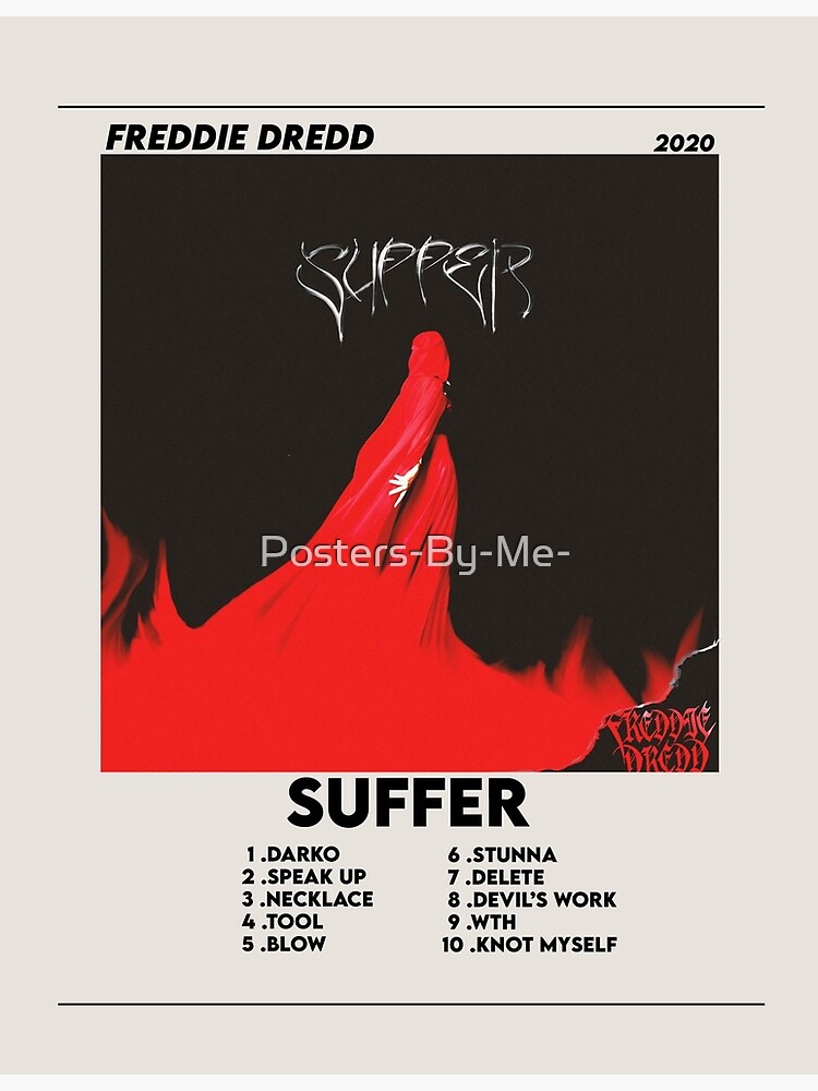 "suffer poster" Poster for Sale by Posters-By-Me- | Redbubble