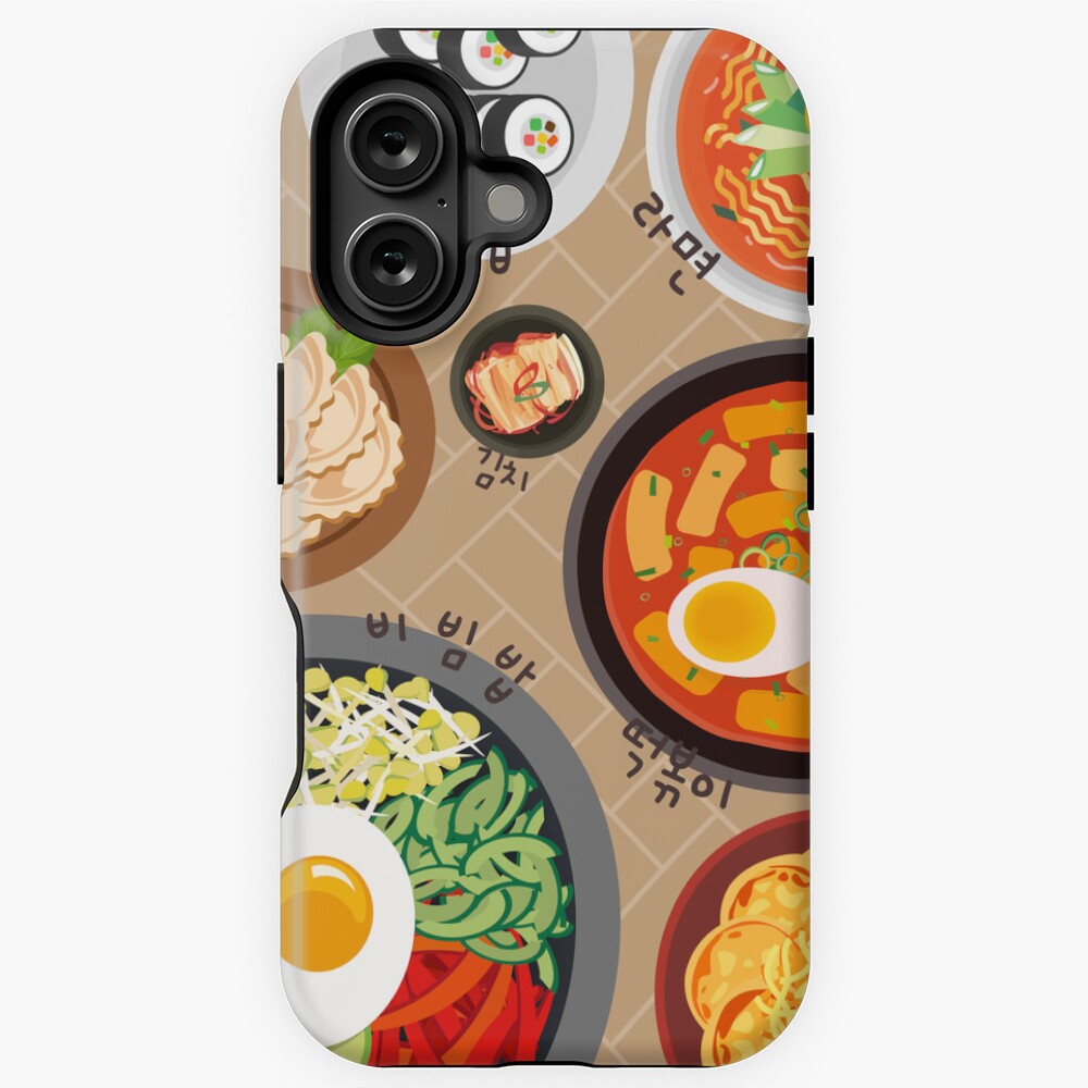 "Famous Korean food pack set " Poster for Sale by Kimchi-style- | Redbubble