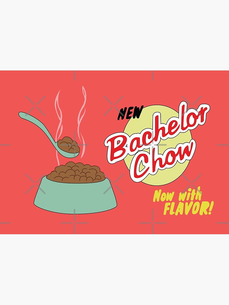 Bachelor Chow Ad Premium Matte Vertical Poster Designed & Sold By Dr ...