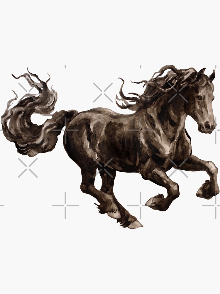 Friesian Horse Logo