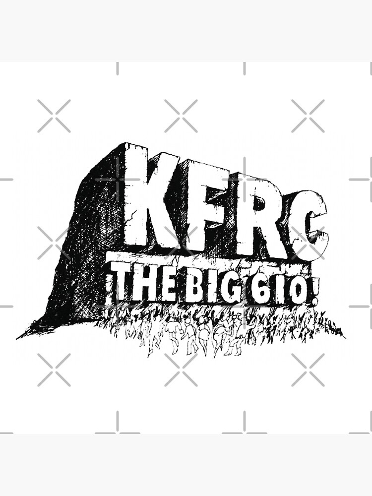 "KFRC The Big 610 San Francisco Vintage Radio Logo" Sticker for Sale by ...