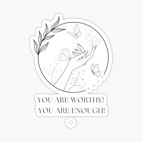 "Colour me, You are worthy and enough Celestial, mental heath, self ...