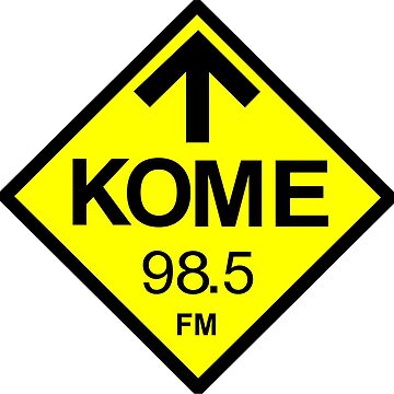 "KOME Rock Radio Vintage Logo (San Jose, CA)" Sticker for Sale by ...