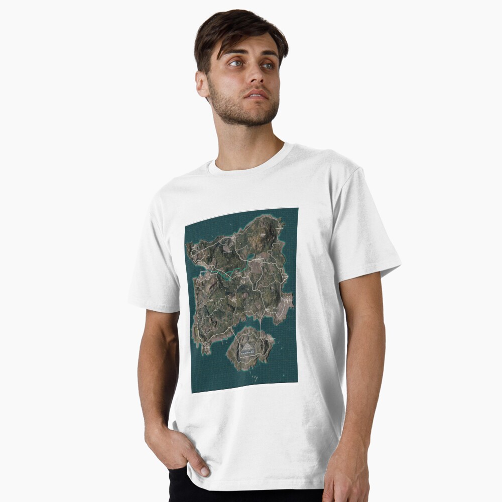 "PUBG Erangel Map" Poster for Sale by RipPepe | Redbubble