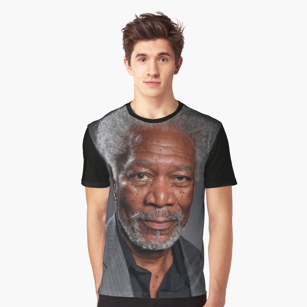 "morgan freeman" Sticker by yasinneshop1 | Redbubble