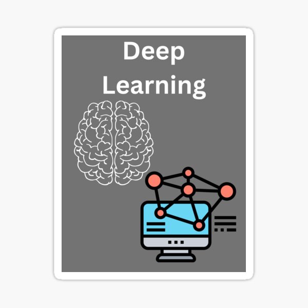 "Deep Learning" Sticker for Sale by UpcomingTech | Redbubble