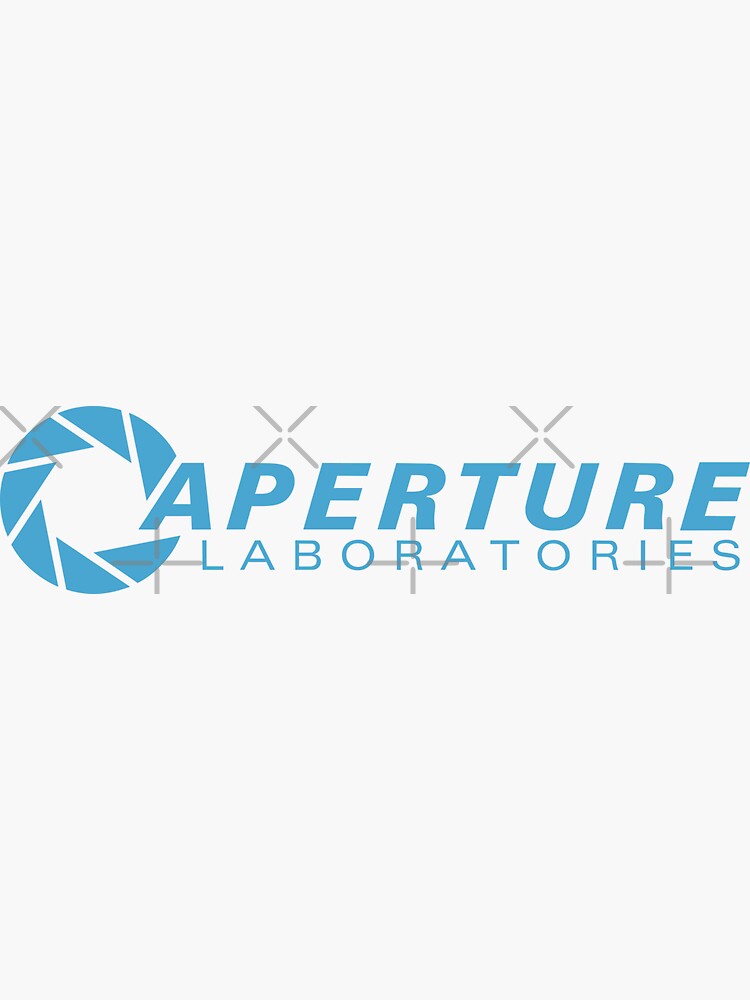 "Aperture Laboratories" Sticker for Sale by TheDeepMachine | Redbubble
