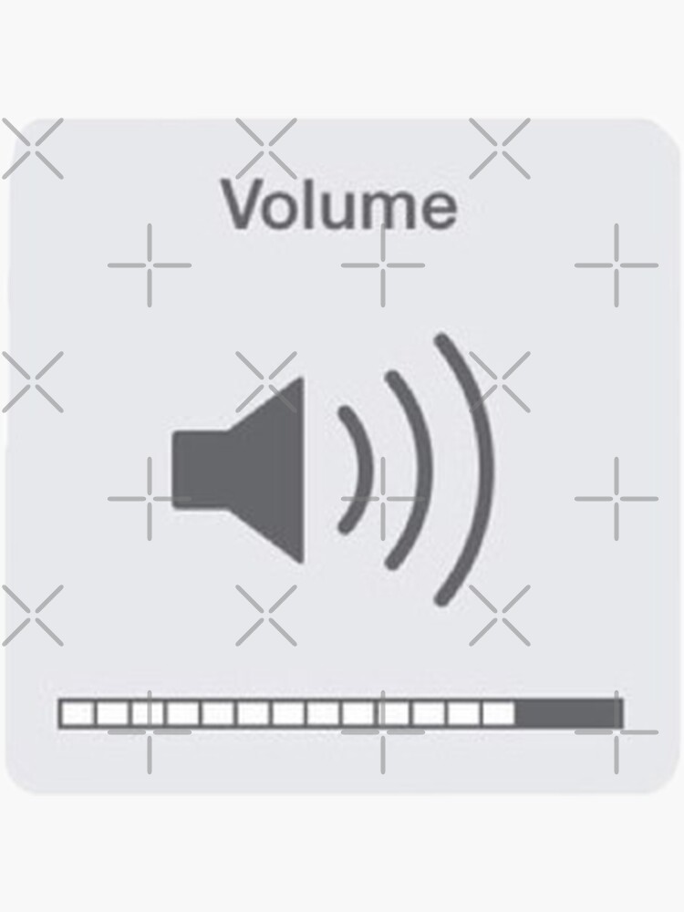 "Volume" Sticker by magicbyalexis | Redbubble