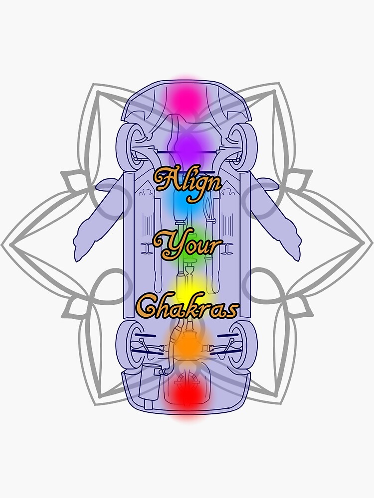 "You need an alignment" Sticker for Sale by gina-green | Redbubble