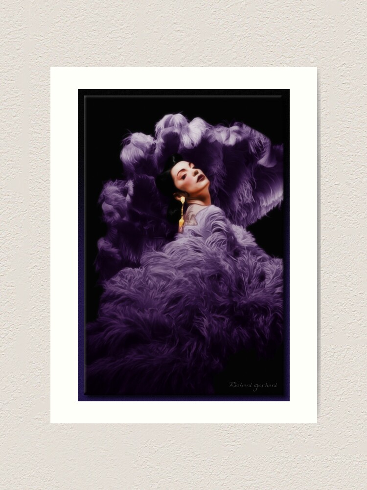 "The Fan Dancer" Art Print for Sale by rgerhard | Redbubble