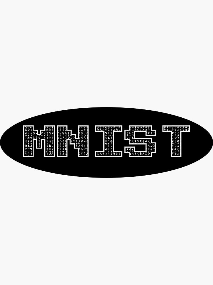 "MNIST" Sticker for Sale by coderman | Redbubble