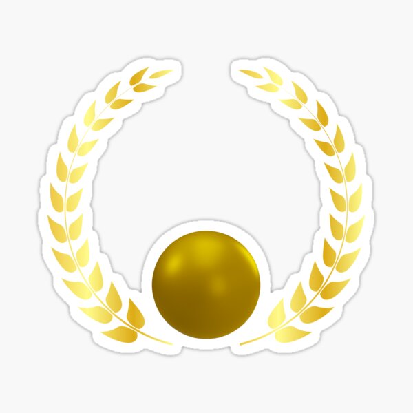 "Gold circle" Sticker for Sale by ImageCorner | Redbubble