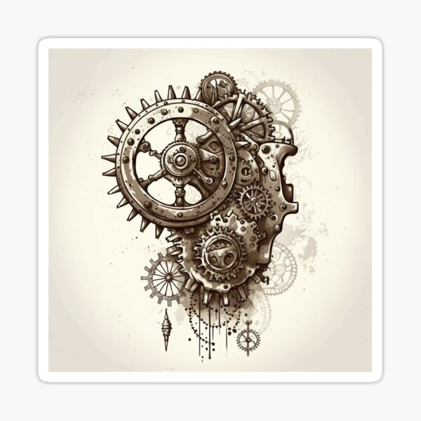 Steampunk Gears Drawing