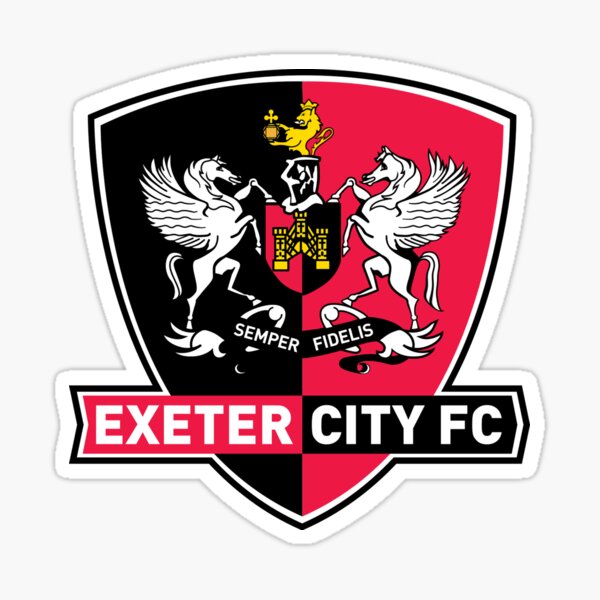 "exeter city fc stickers" Sticker for Sale by premiumstars | Redbubble