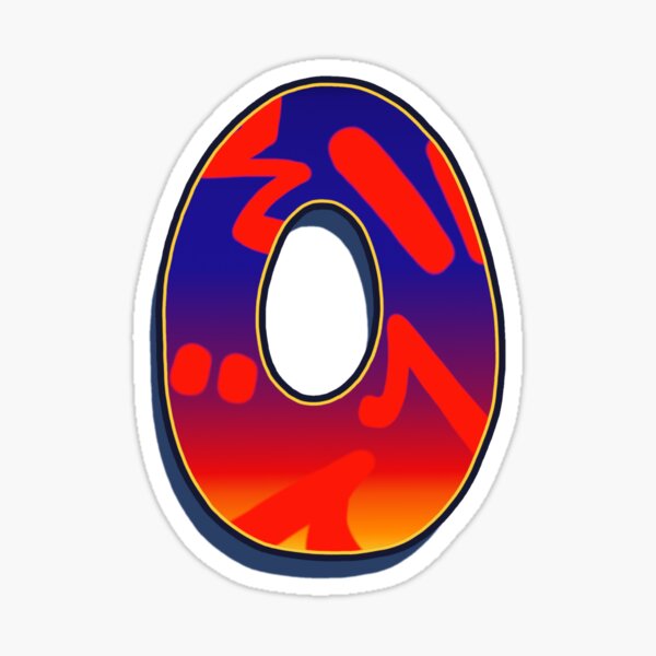 "Letter O - Night Sky" Sticker for Sale by Dmitri-Art | Redbubble