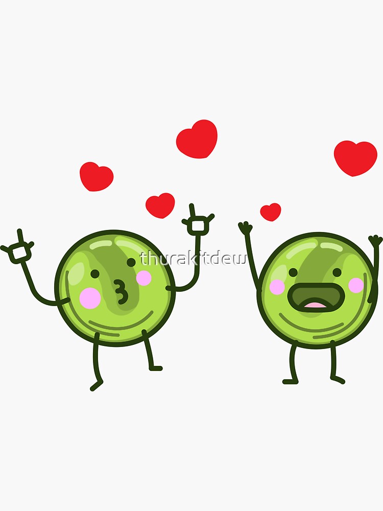 "Chlorella, Green algae, Cute plankton cartoon, Microalgae art" Sticker ...