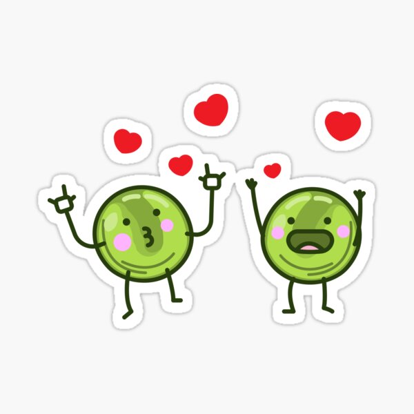 "Chlorella, Green algae, Cute plankton cartoon, Microalgae art" Sticker ...