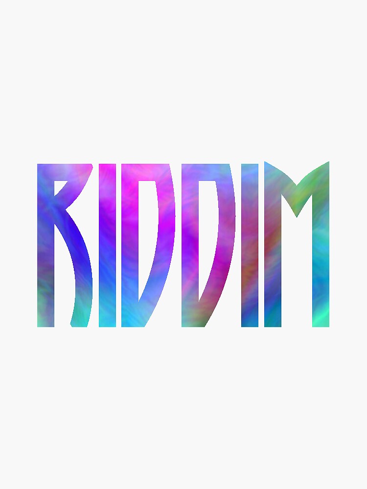 "Riddim Logo" Sticker by meganinsane | Redbubble