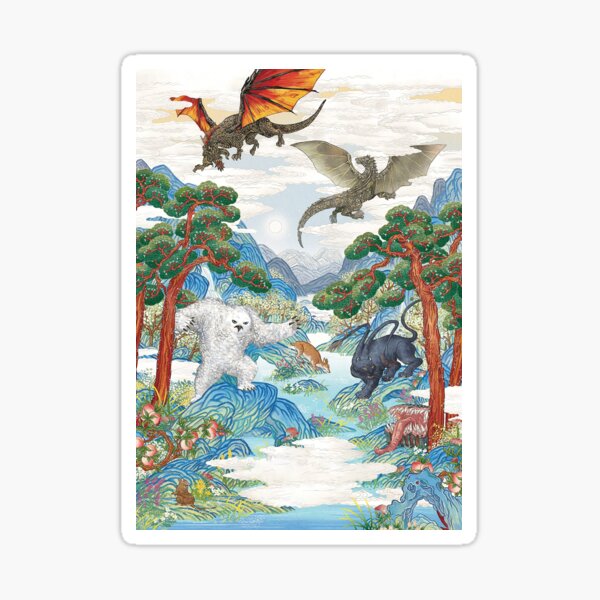 "DnD Movie, owlbears: HONOR AMONG THIEVES MOVIE 2023" Sticker for Sale ...