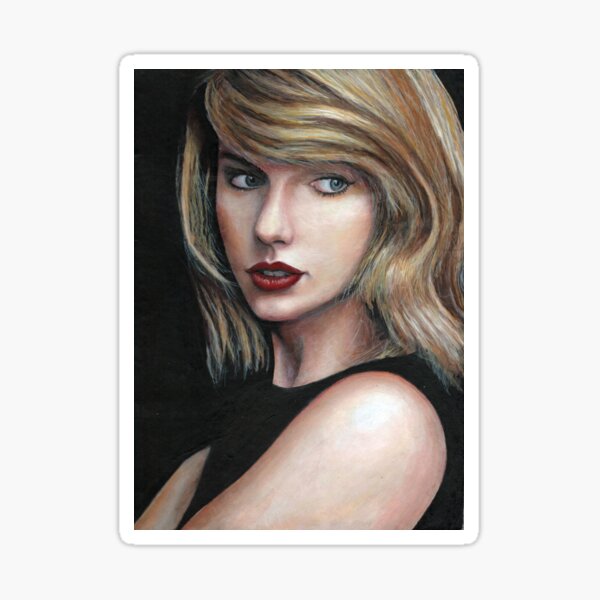 "Taylor Swift Painting" Sticker for Sale by drattew1 | Redbubble