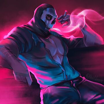 "Simon Ghost Riley" Sticker for Sale by NiniiWeenie | Redbubble