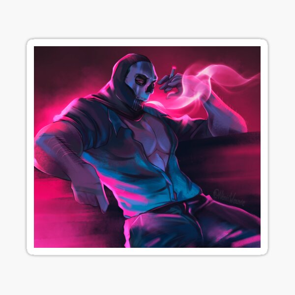 "Simon Ghost Riley" Sticker for Sale by NiniiWeenie | Redbubble