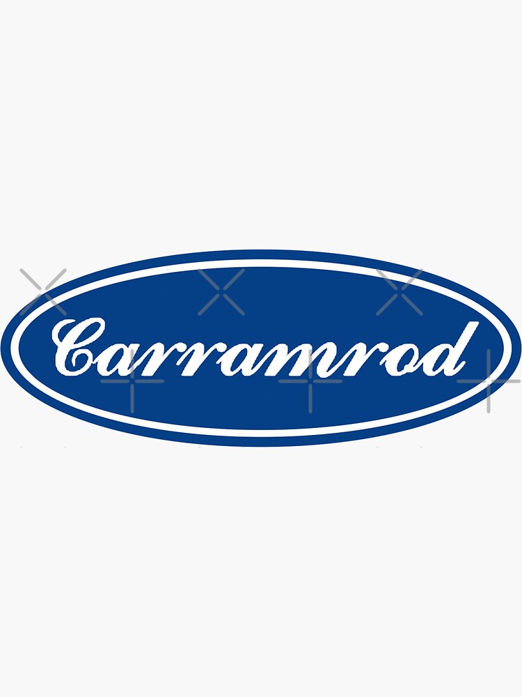 "Carramrod" Sticker for Sale by drewfu | Redbubble