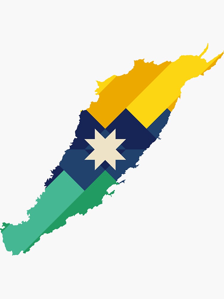 "Flag Map of Appalachia" Sticker for Sale by Hollerism | Redbubble