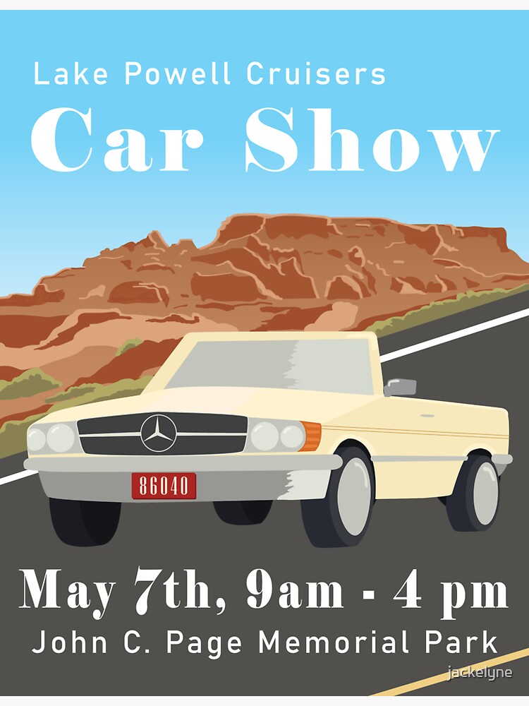 "Car Show" Sticker for Sale by jackelyne | Redbubble