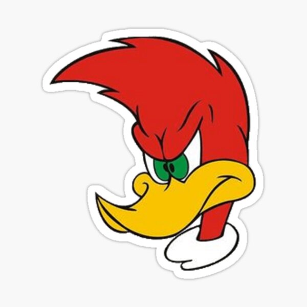 " woody woodpecker" Sticker for Sale by mizoeel | Redbubble