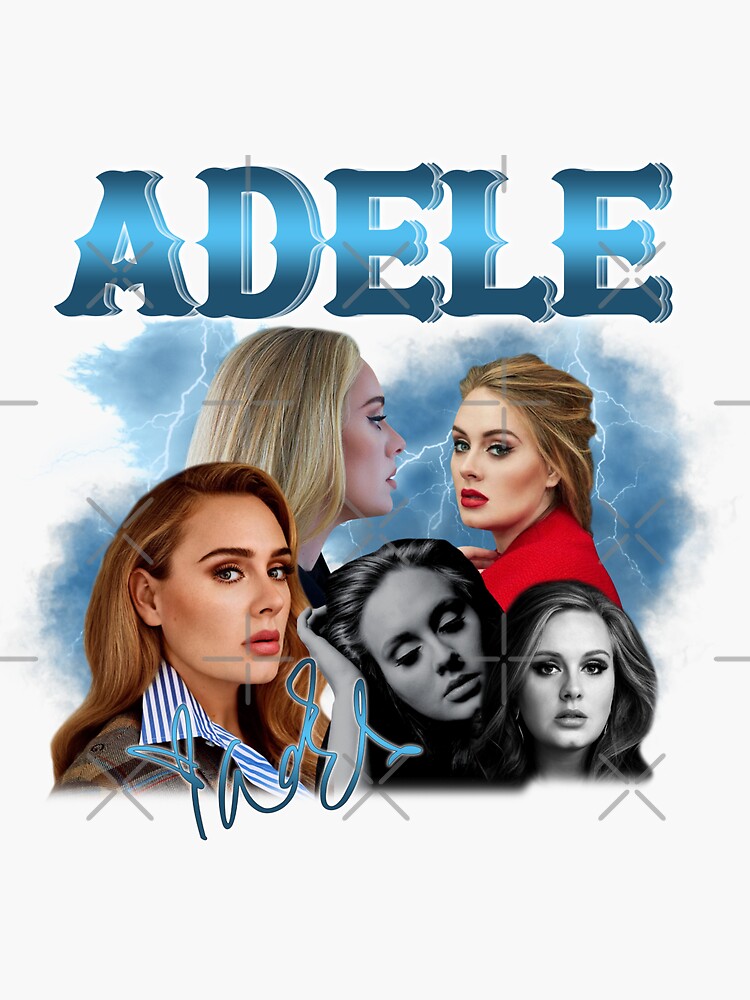 "Ádélé Vintage 90s" Sticker for Sale by GloriaKelly2 | Redbubble