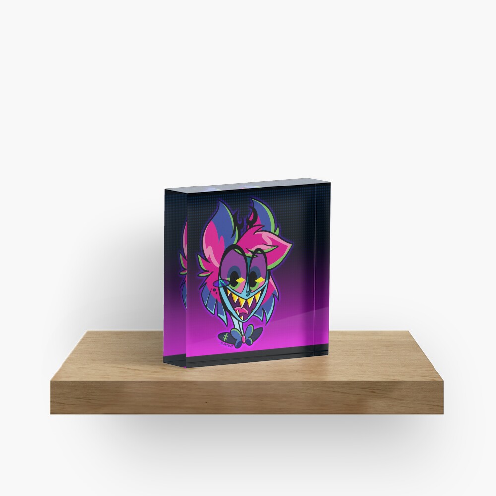 "Neon Alastor" Pin by Lanthart | Redbubble