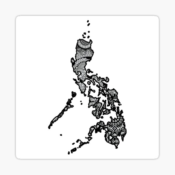 "Map of Philippines" Sticker for Sale by KatsCanvas | Redbubble
