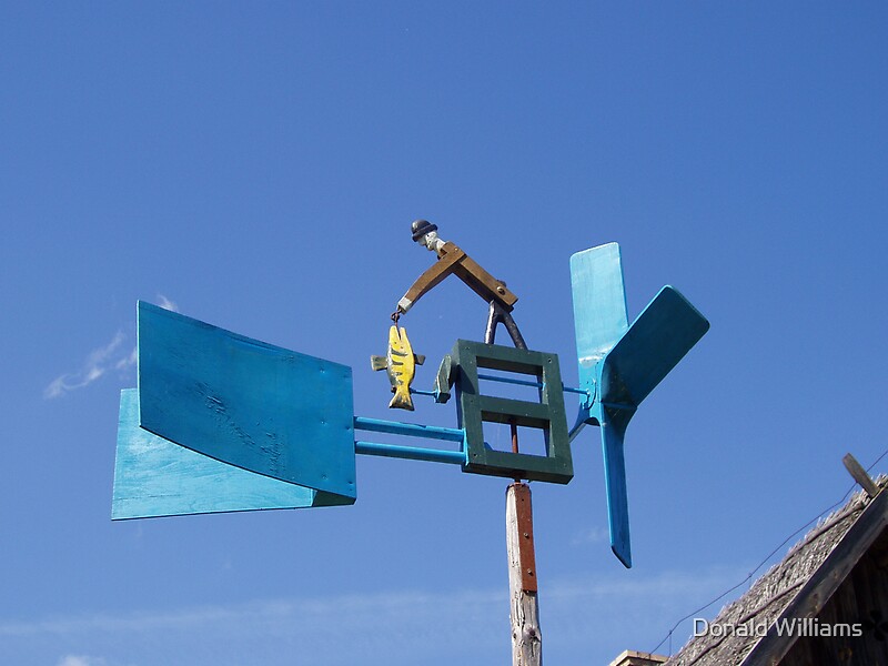 "Wooden weathervane, outside Vilnius" by Donald Williams | Redbubble