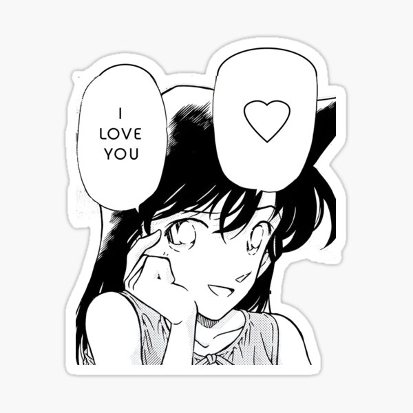 "Ran Mouri" Sticker by RMskoon | Redbubble