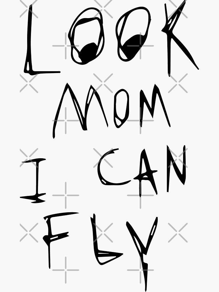 Travis Scott Cactus Jack Look Mom I Can Fly Merch Sticker For Sale