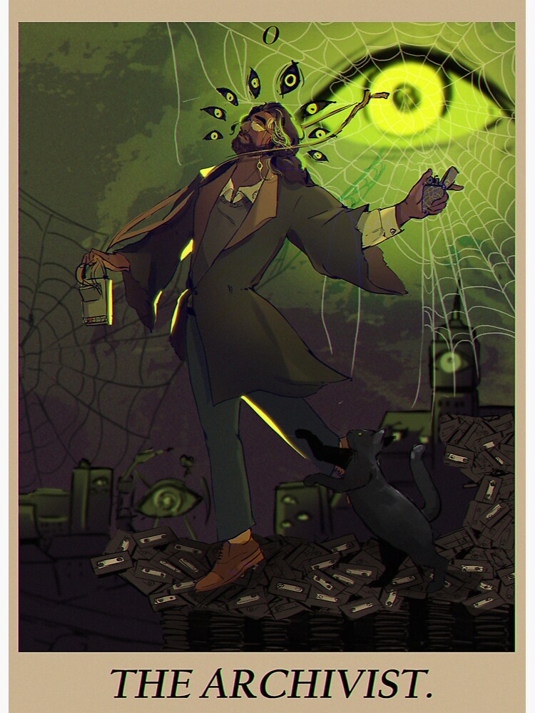 "THE ARCHIVIST " Sticker for Sale by sophscribbles | Redbubble
