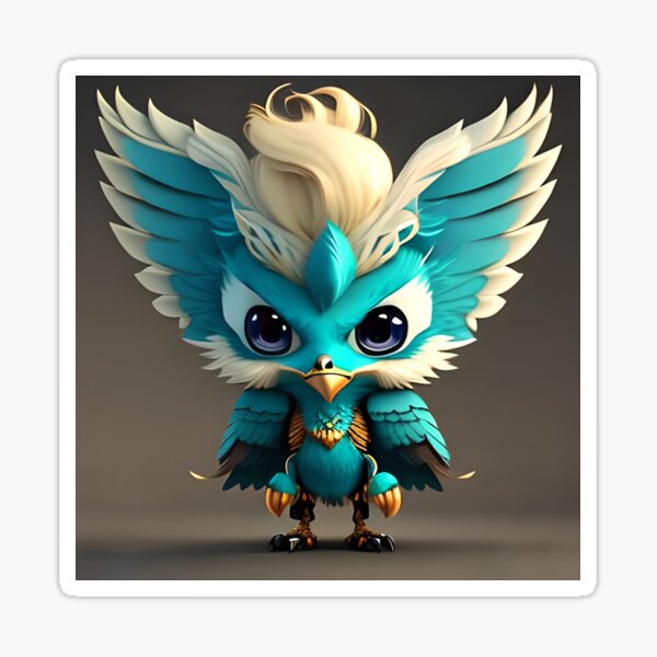 "Cute chibi harpy" Sticker by Igorlegrand | Redbubble