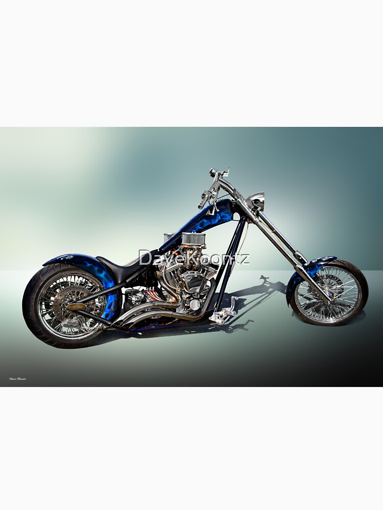 Blue Flame Chopper | Essential T-Shirt sold by Current Lacy Mubashir ...