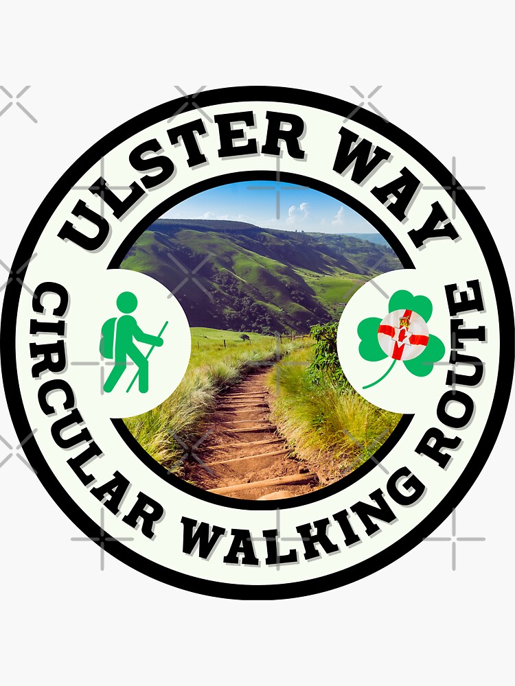 "Ulster Way - Circular Walking Route" Sticker for Sale by MPC-Mince ...