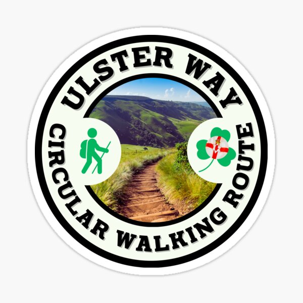 "Ulster Way - Circular Walking Route" Sticker for Sale by MPC-Mince ...